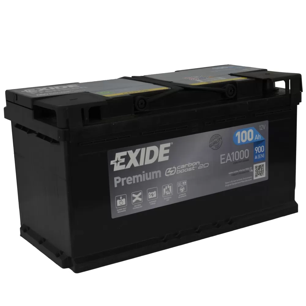 Аккумулятор Exide Premium EA1000 (100 Ah) купить в Минске, цена
