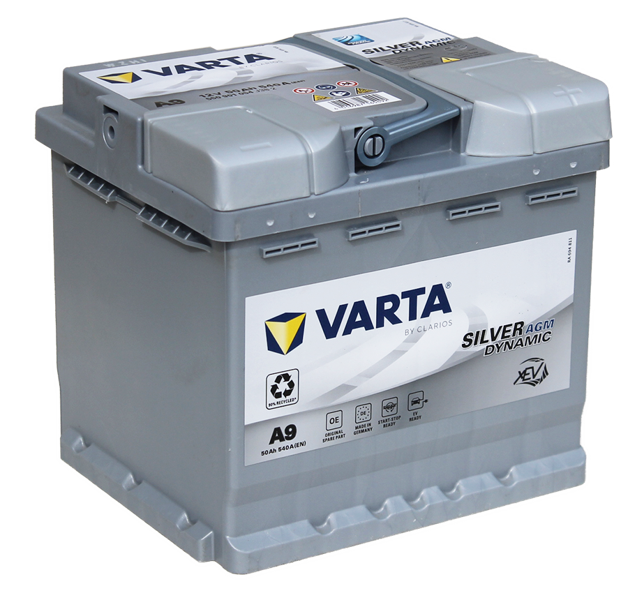 Аккумулятор Varta Silver Dynamic AGM A9 (50 Ah) 550901054 купить в ...