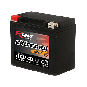 Аккумулятор RDrive eXtremal GOLD YTX12-GEL (10 Ah) купить в Минске, цена