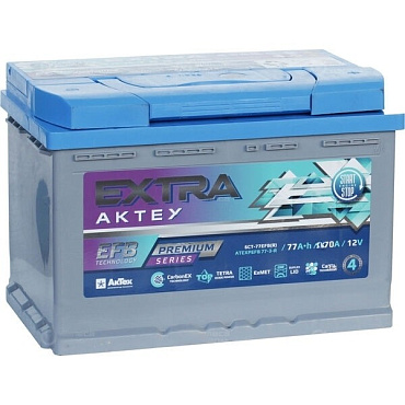 Аккумулятор AKTEX EXTRA EFB (77 Ah) L3 ATEXPEFB77-3-R купить в Минске, цена