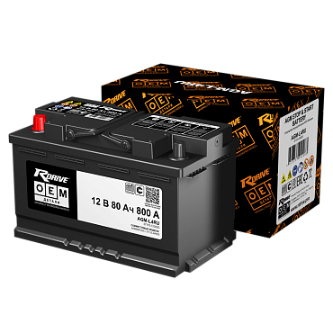 Аккумулятор RDrive OEM AGM-L4RU (80 Ah) (37110-CG820 HYUNDAI) купить в ...